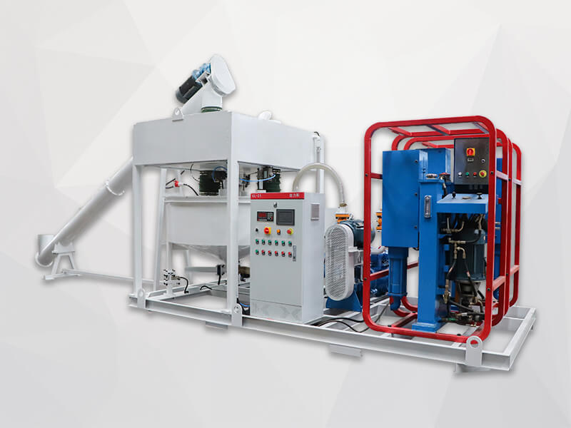 grout mixing and pumping plant, peristaltic hose pump, refractory ...