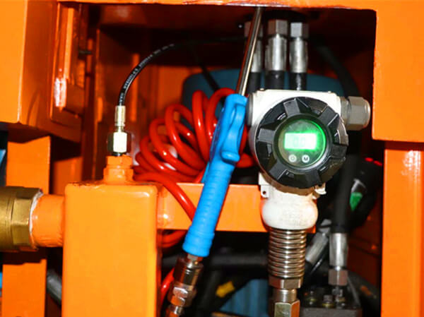 rotary machine for pea gravel backfilling