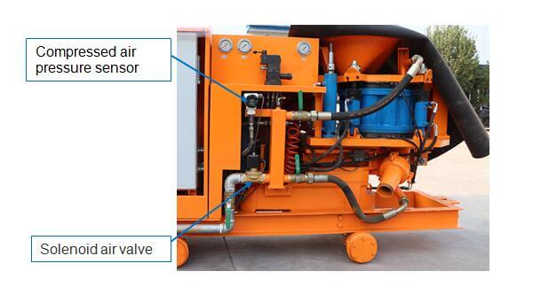 rotary machine for pea gravel backfilling